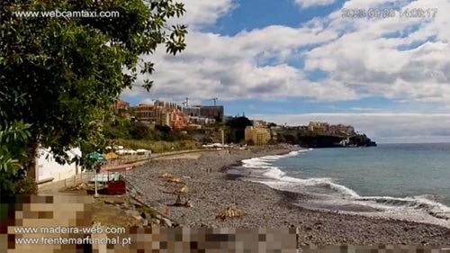 Live Webcam Praia Formosa Beach, Madeira Island, Portugal